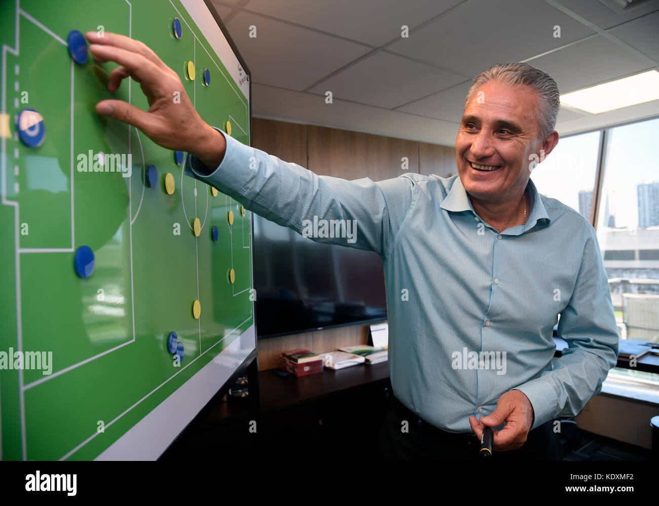 Rio de Janeiro-Brazil , Tite coach of the Brazilian national soccer ...
