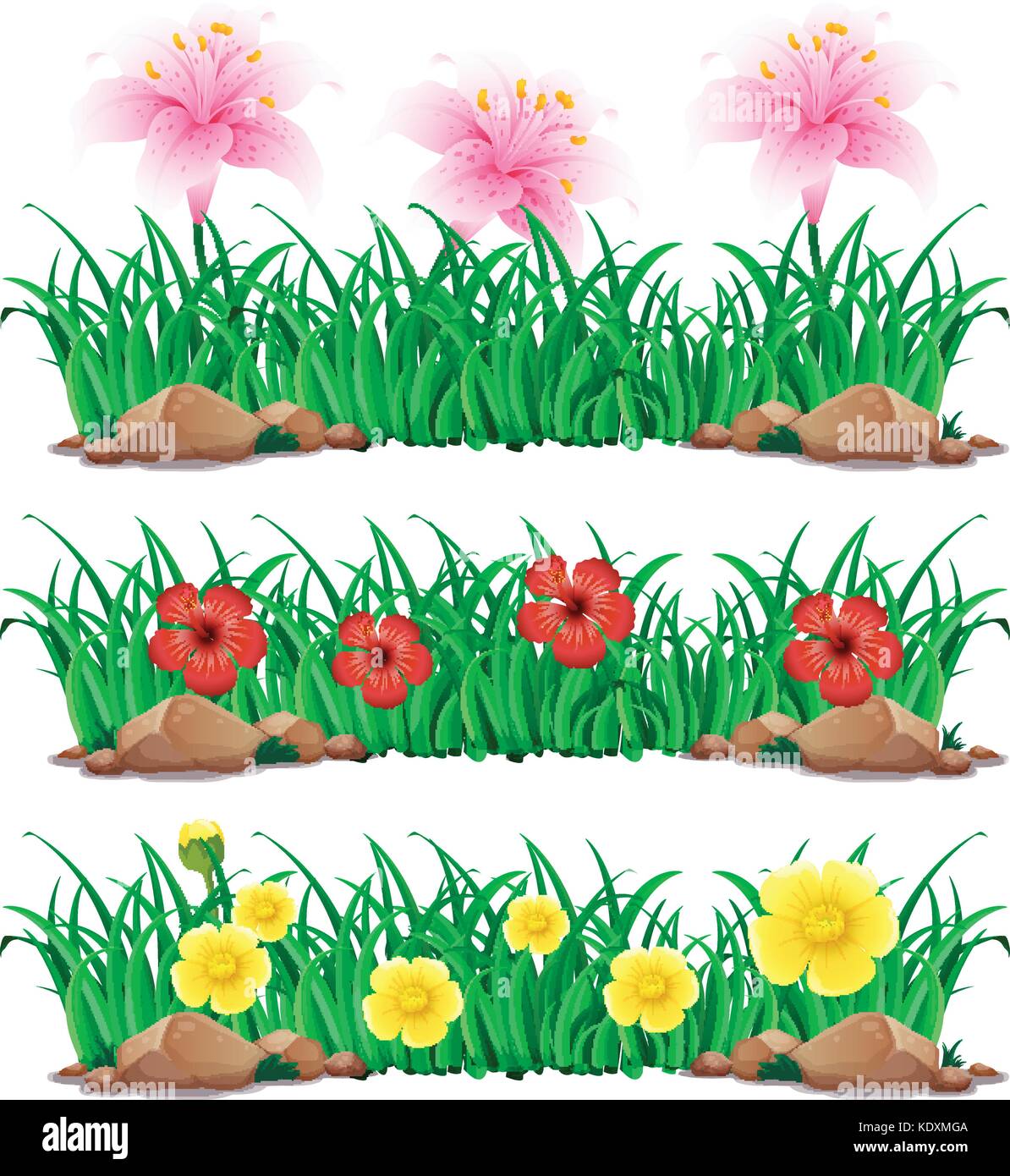 Green path in beautiful Stock Vector Images - Alamy