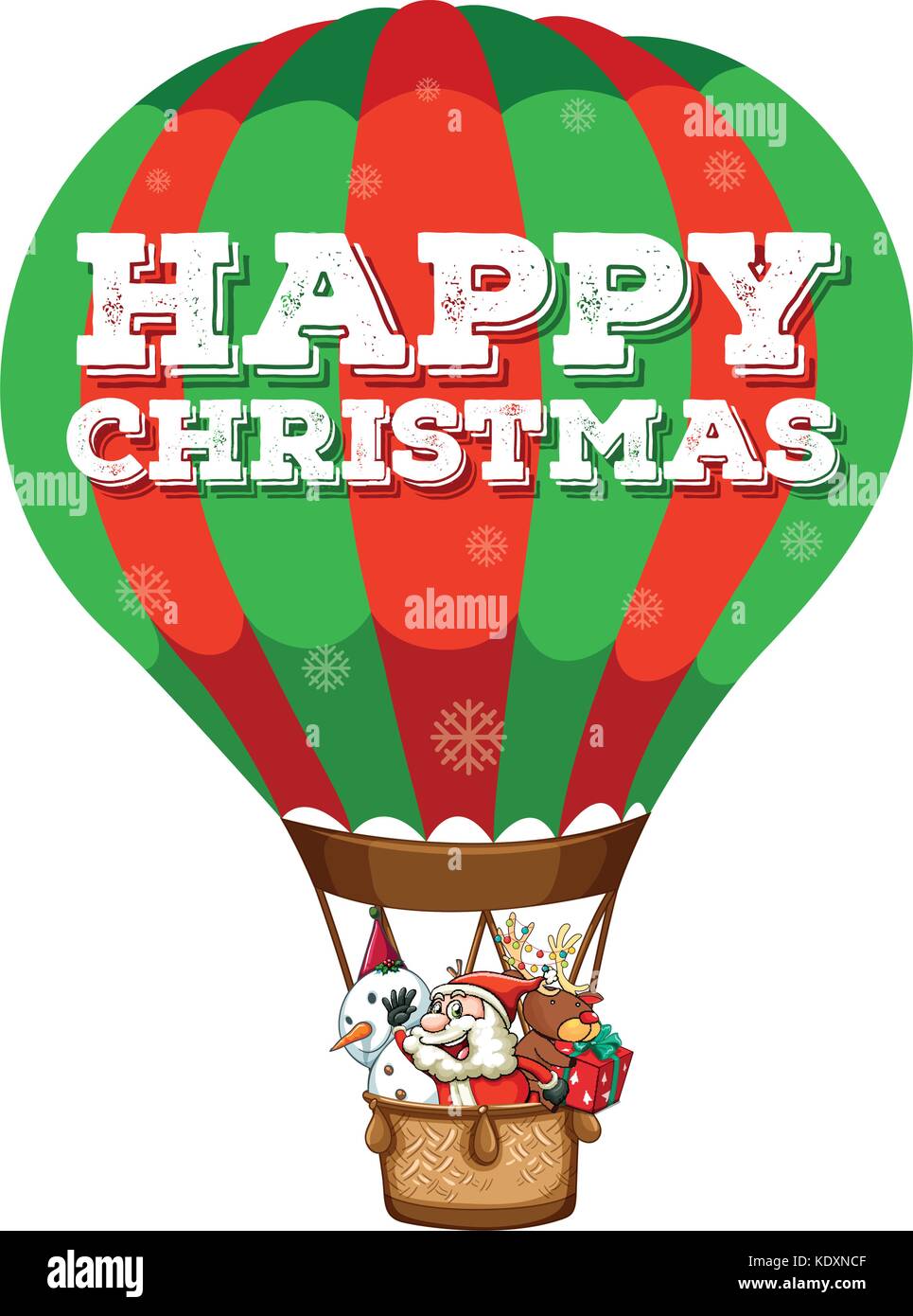 Santa in balloon hi-res stock photography and images - Alamy