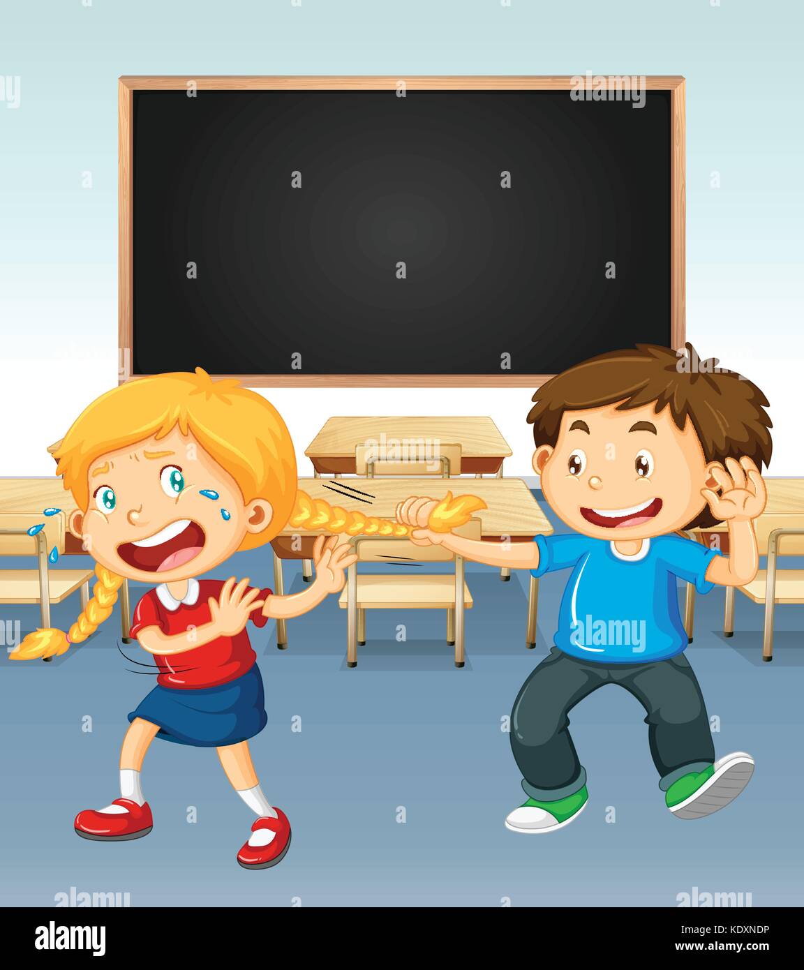 Girls Bullying Clipart Illustration Of A Child (girl) Bullying