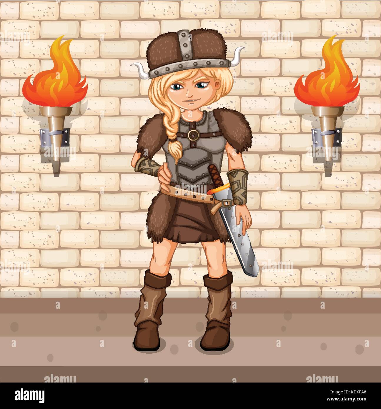 Female Viking Warrior Drawing High Resolution Stock Photography and ...