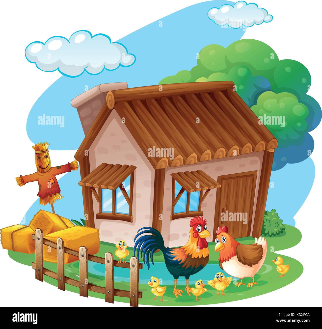 Farm Chicken Clip Art