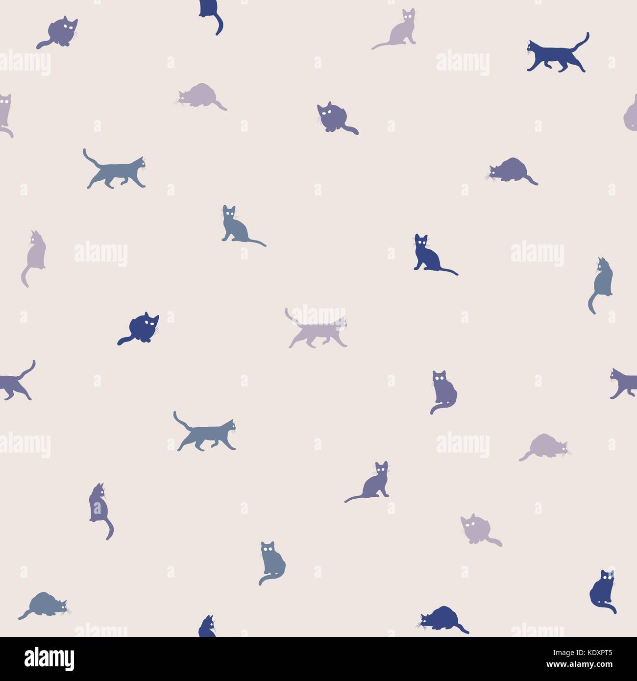 Cozy seamless pattern blue Stock Vector Images - Alamy