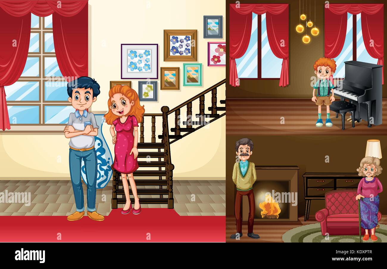 Inside of piano Stock Vector Images - Alamy