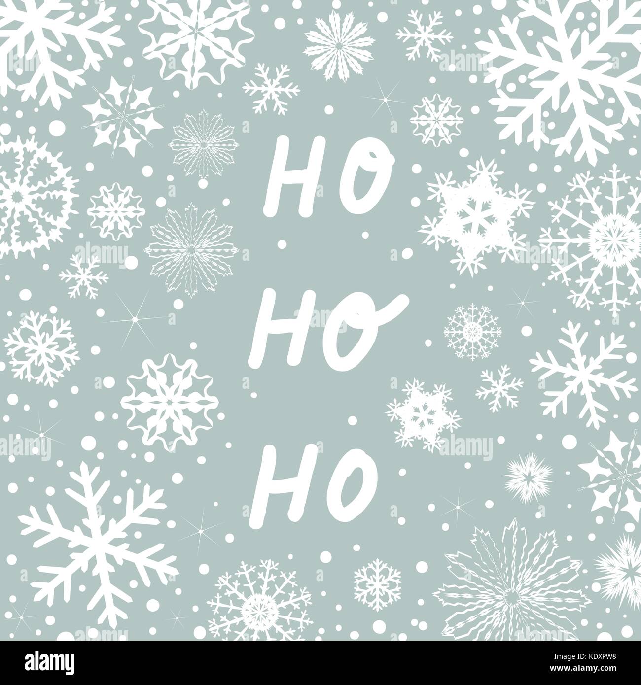 Christmas card with snowflakes Stock Vector Image & Art - Alamy