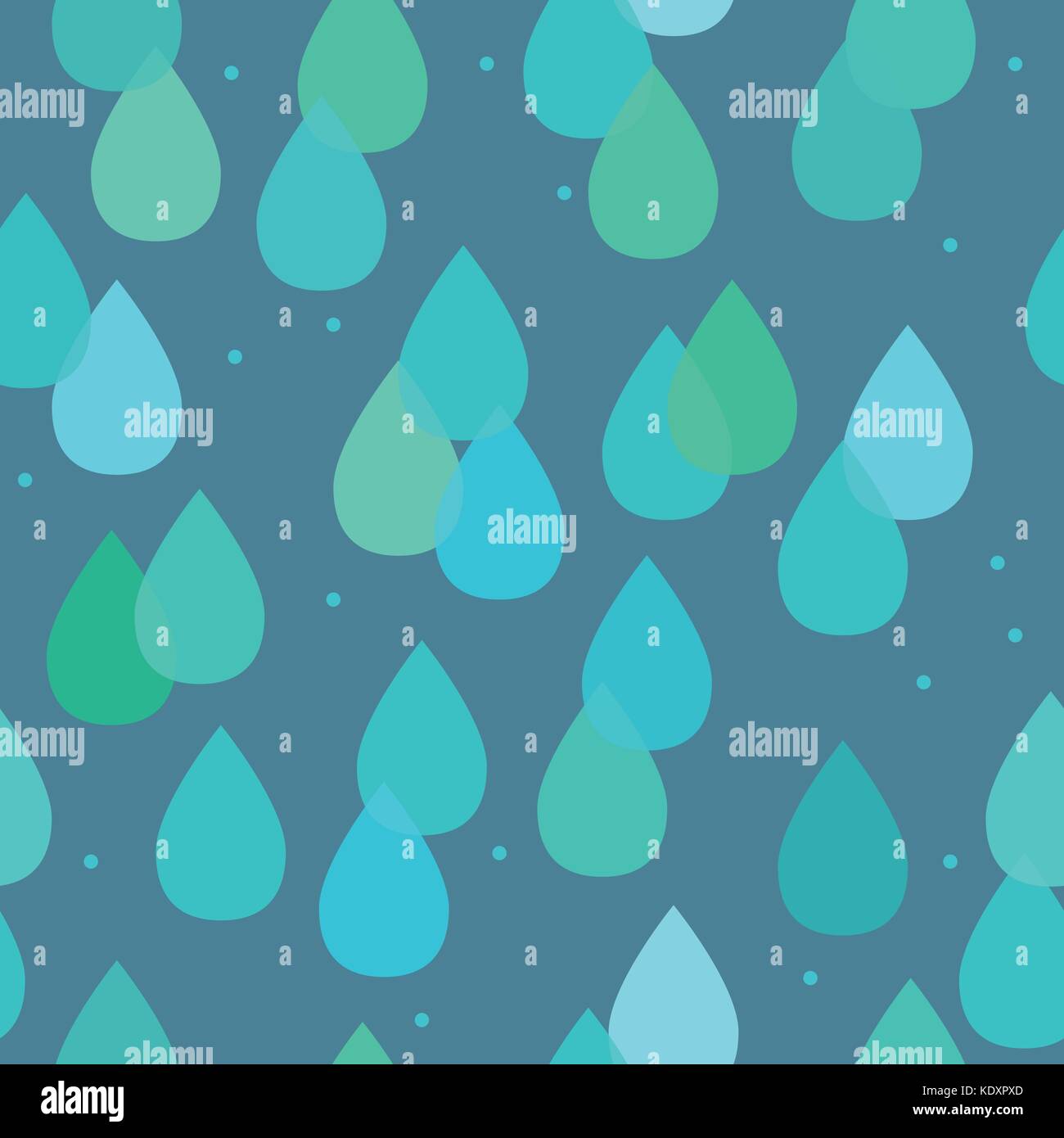 Seamless pattern with raindrops Stock Vector Image & Art - Alamy