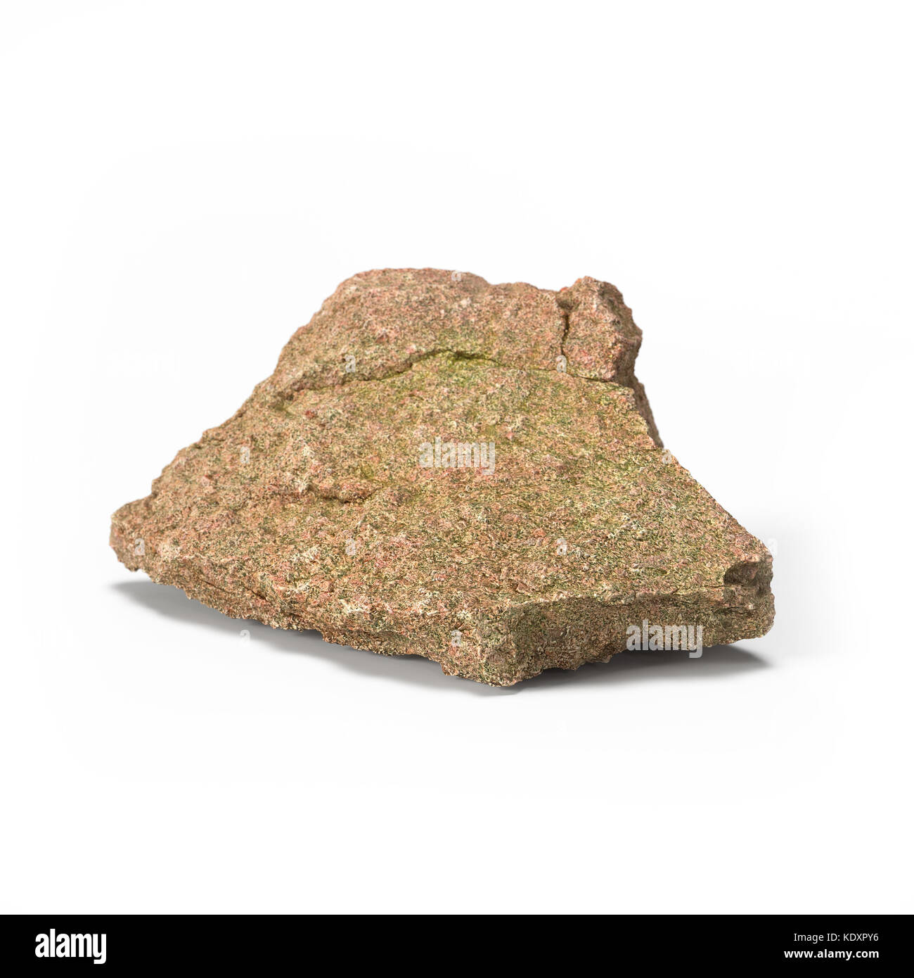 Large rock stone isolated on a white background 3d rendering Stock ...
