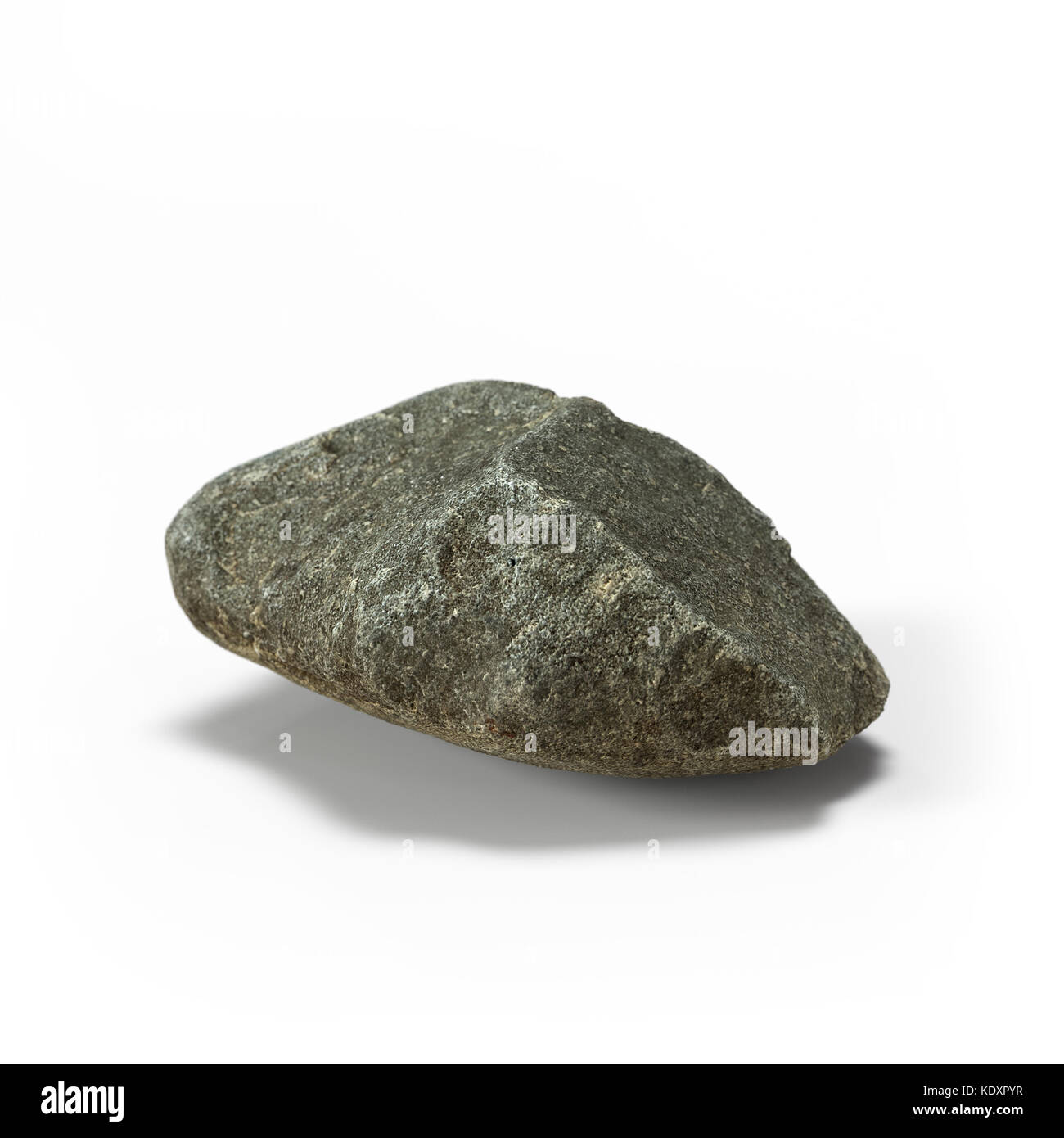 Large rock stone isolated on a white background 3d rendering Stock ...