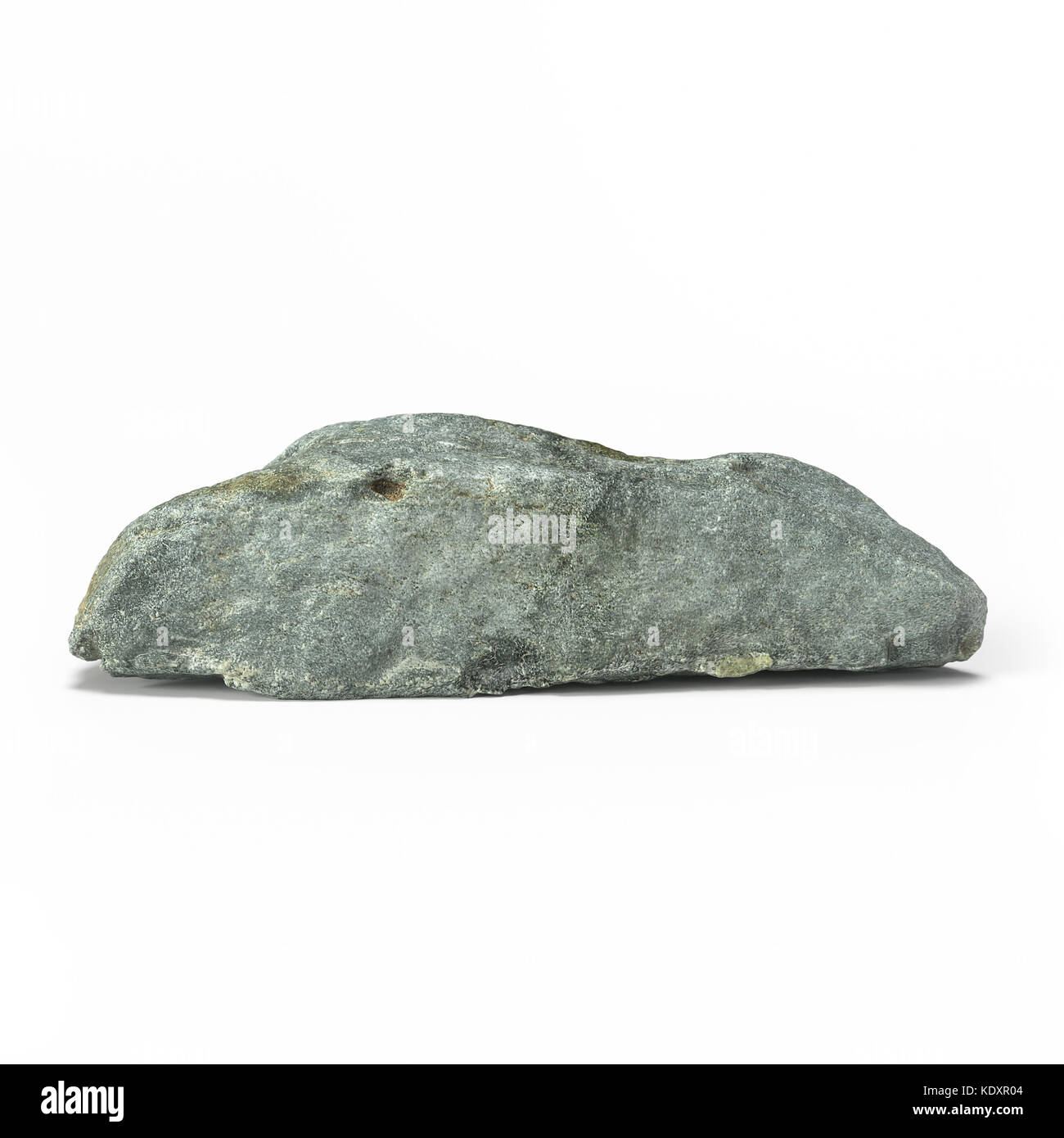 Large rock stone isolated on a white background 3d rendering Stock ...