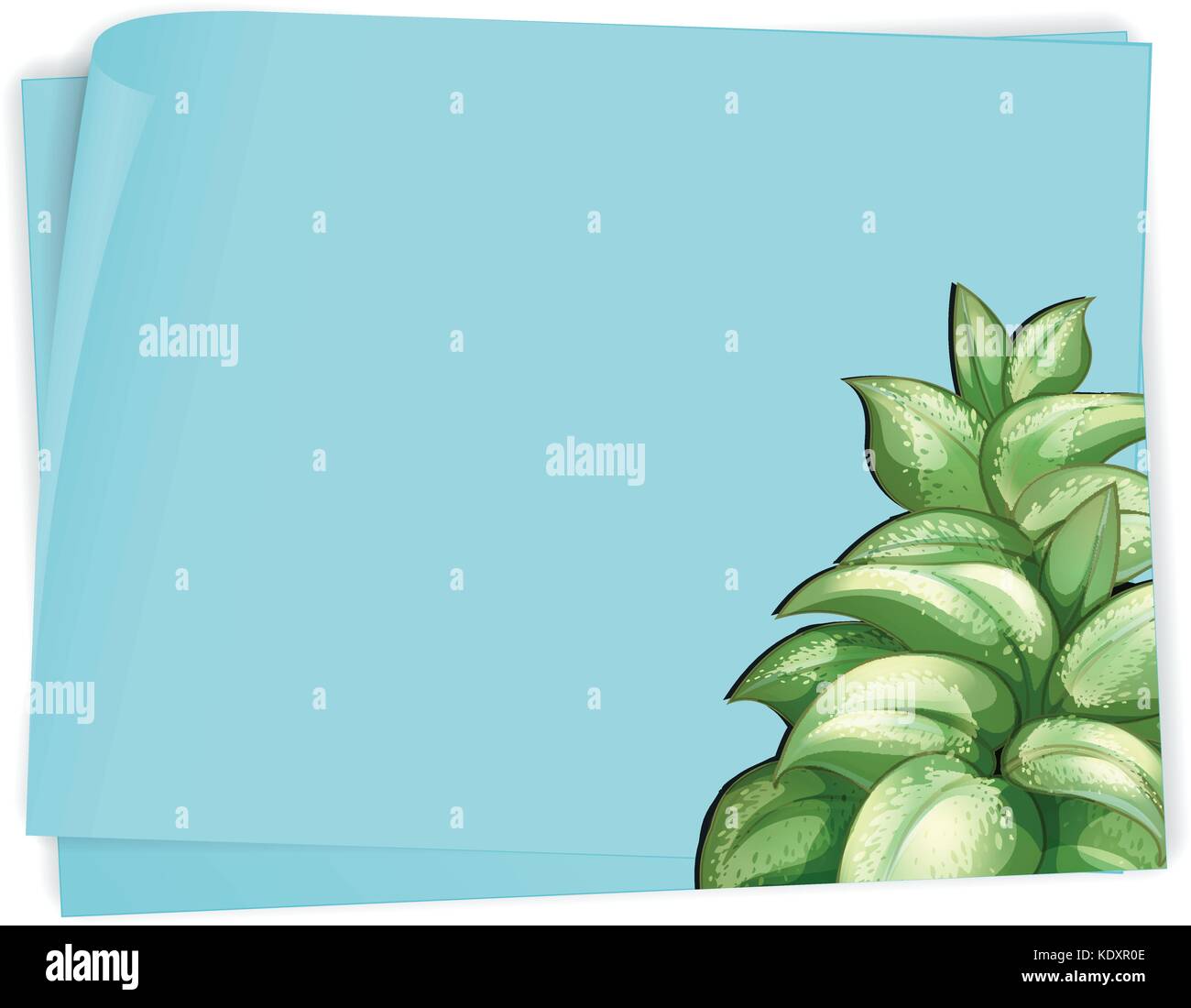 Path on blue paper Stock Vector Images - Alamy