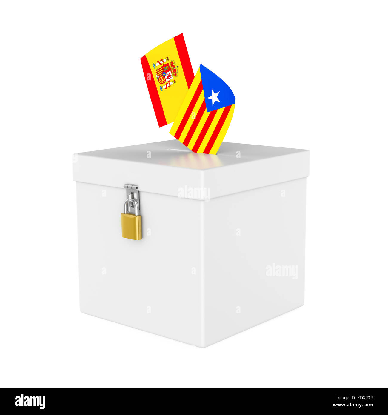 3d ballot box vote Cut Out Stock Images & Pictures - Alamy