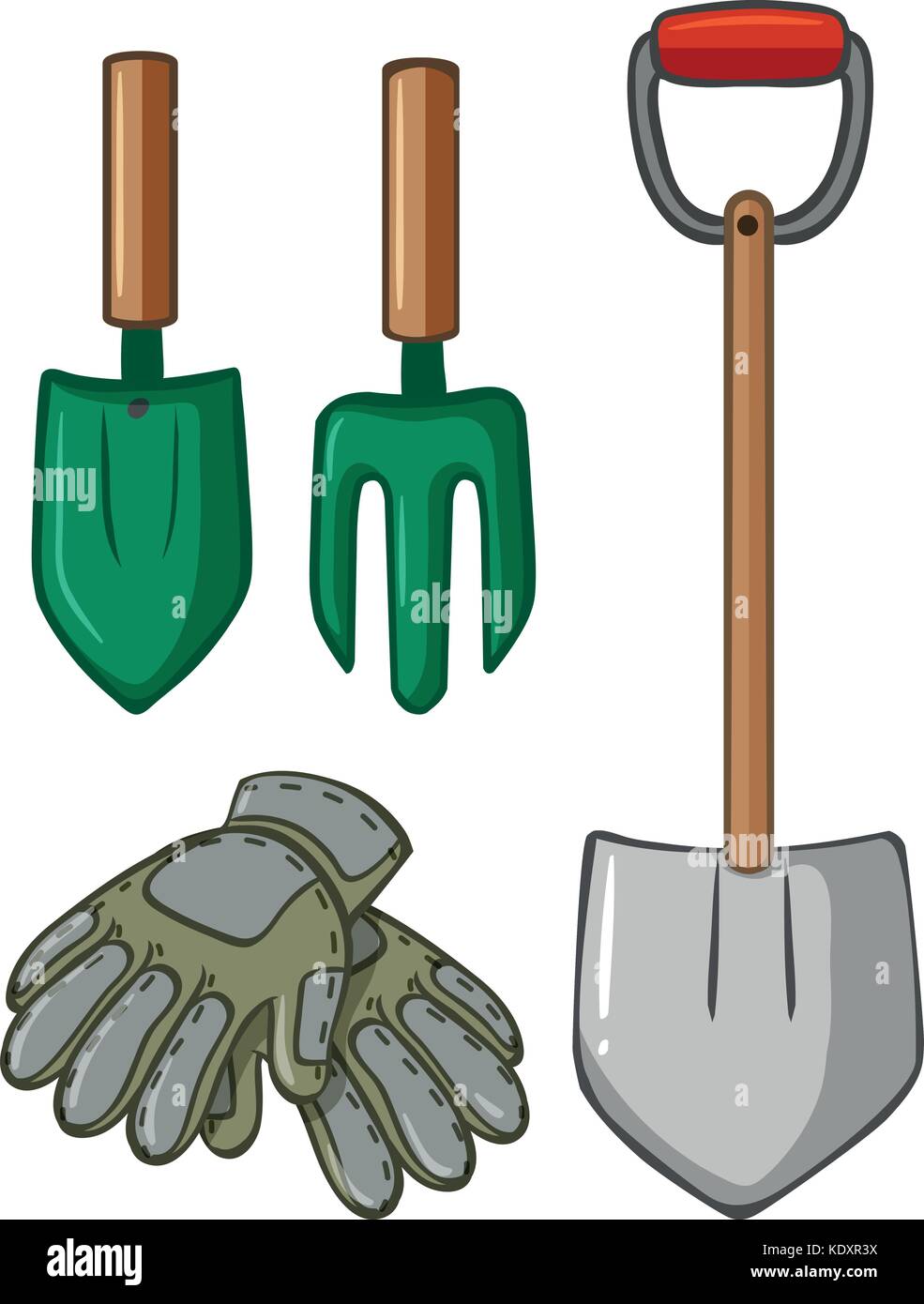 Gardening tools clipart Stock Vector Images - Alamy