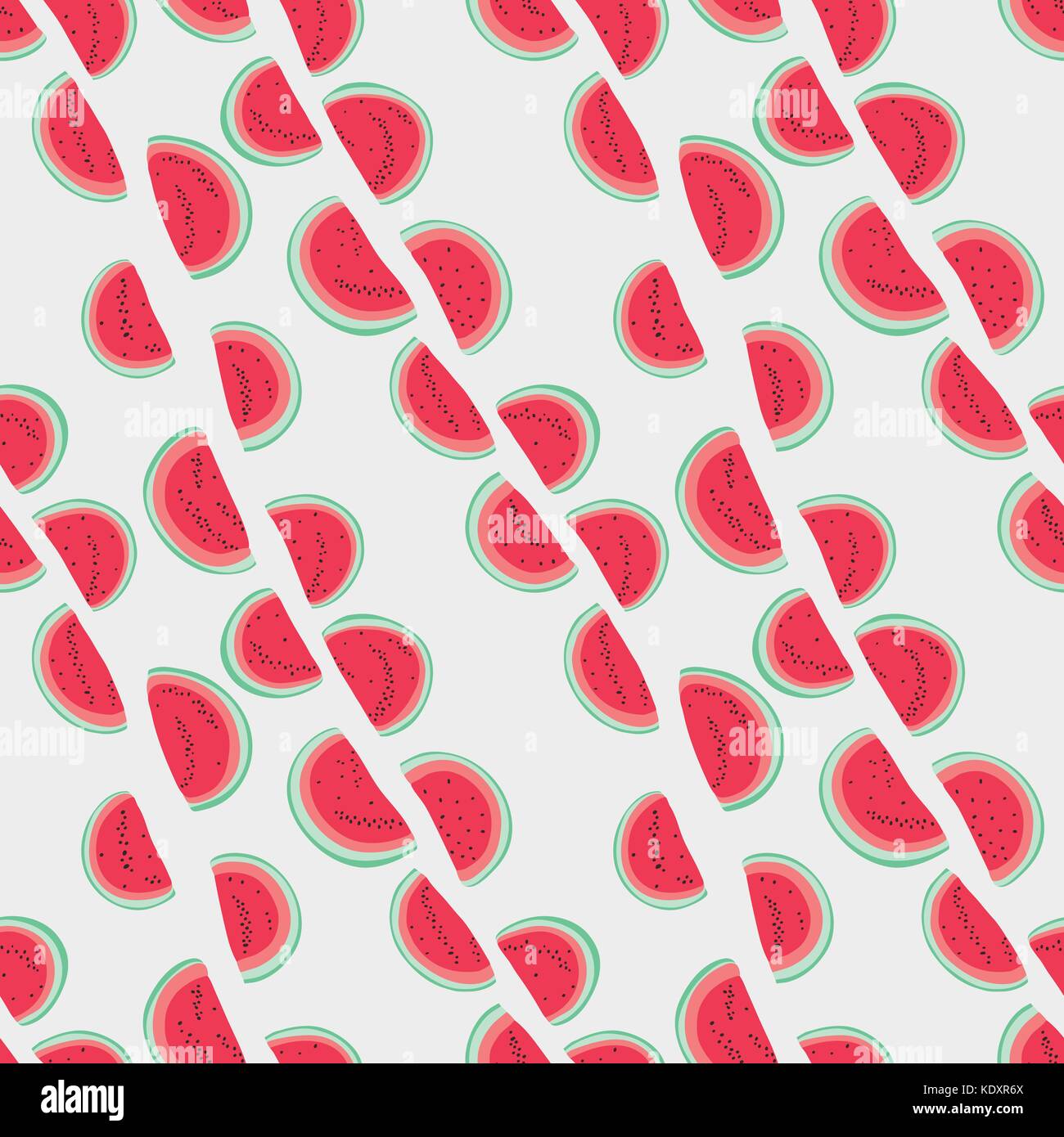 Seamless pattern with watermelons Stock Vector Image & Art - Alamy