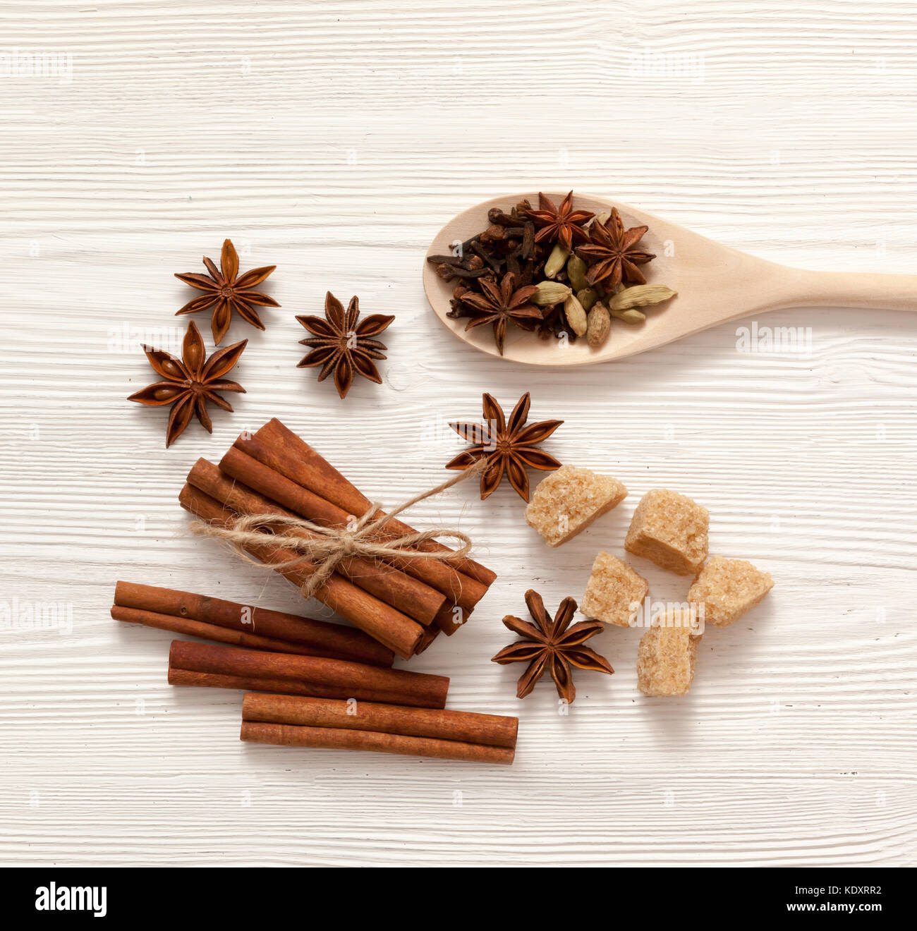 spices for mulled wine Stock Photo - Alamy