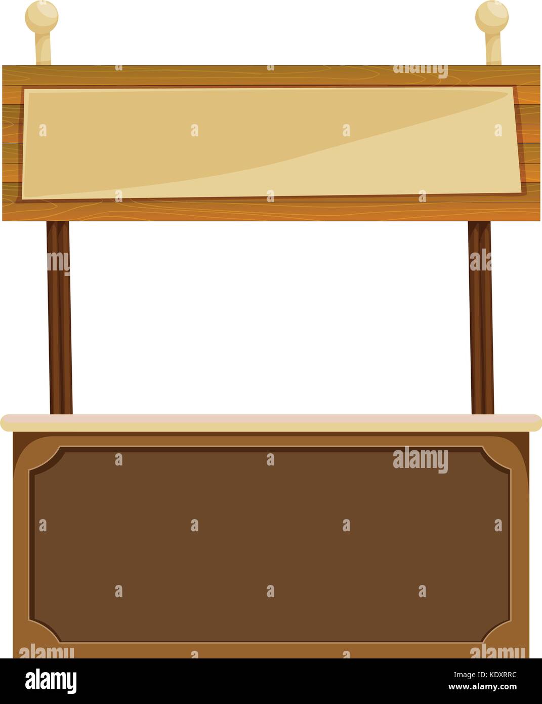 Empty bar counter Stock Vector Images - Alamy