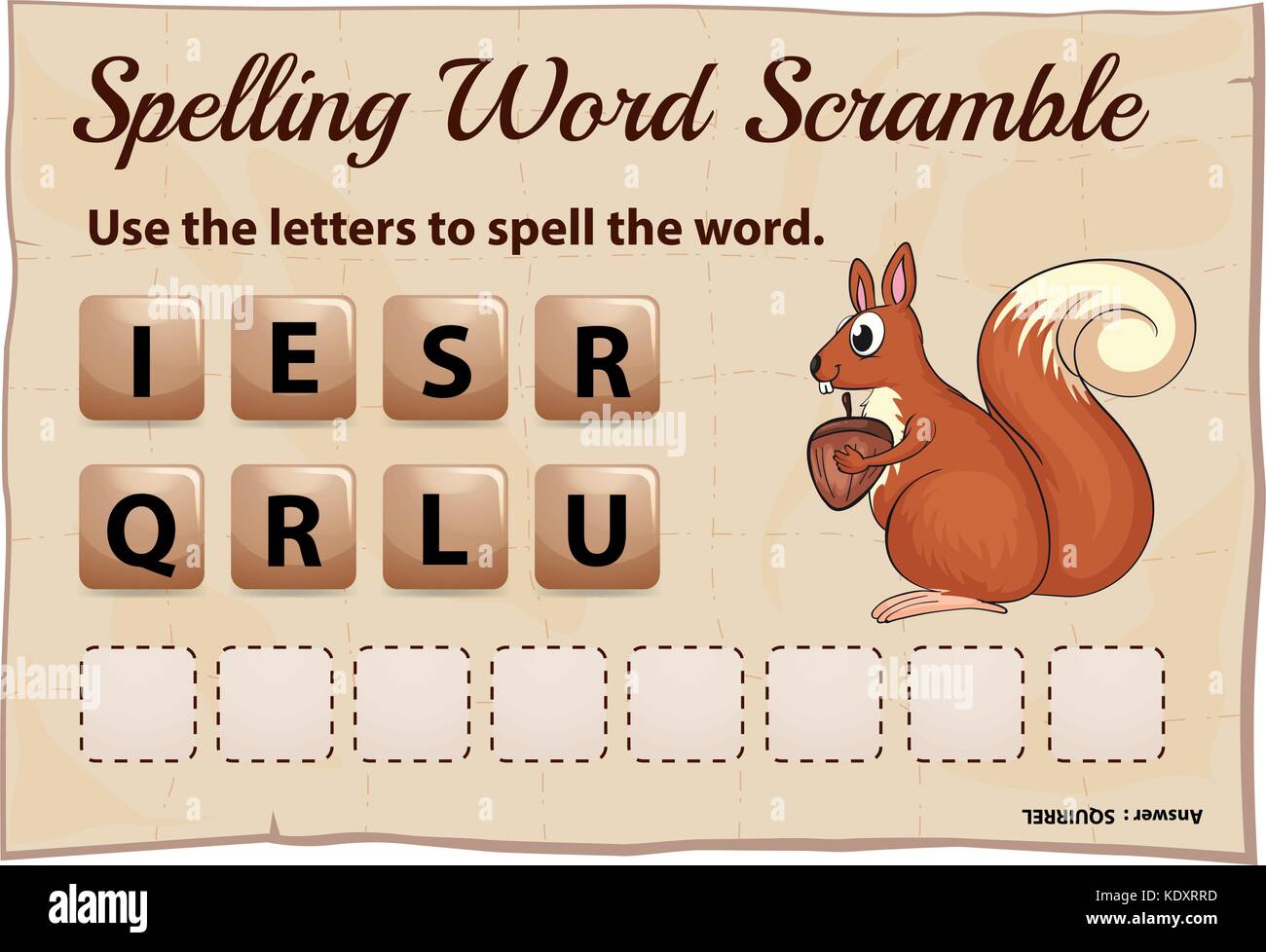 The word squirrel hi-res stock photography and images - Alamy