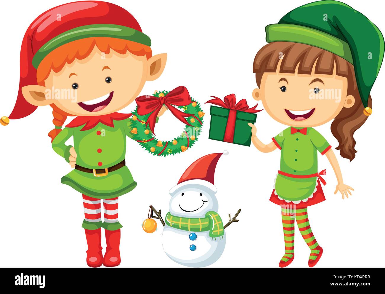 Elf woman Stock Vector Images - Alamy