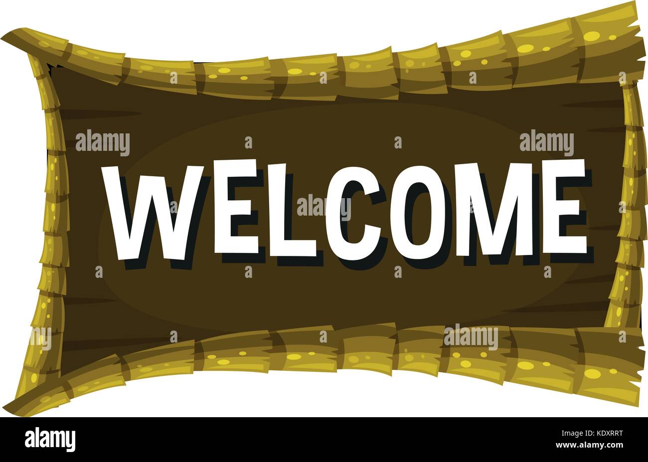 Welcome to reading sign Stock Vector Images - Alamy