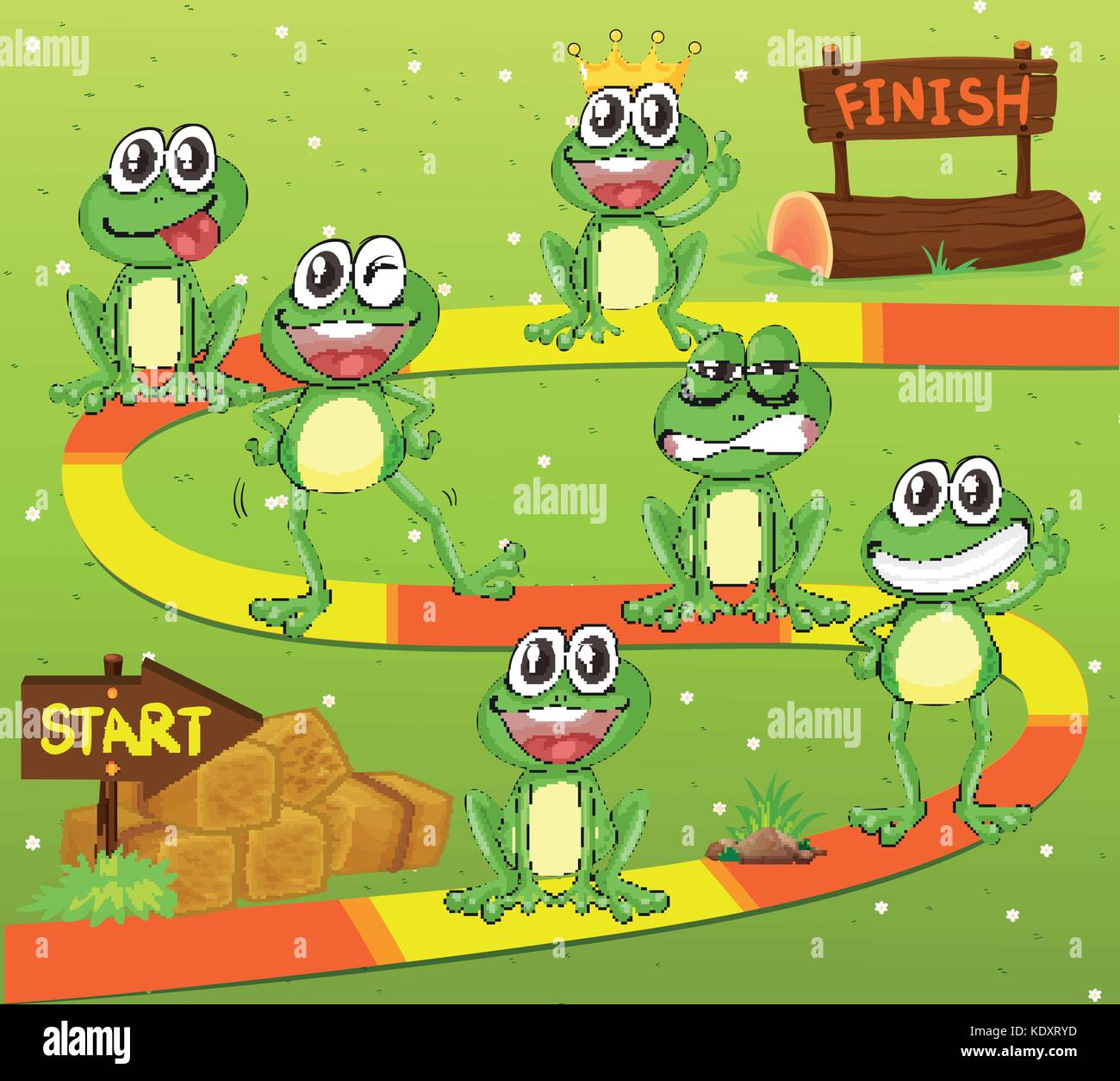 Frog characters Stock Vector Images - Alamy