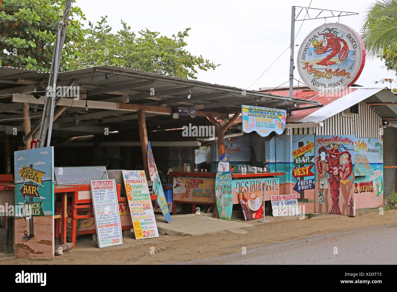 Krazy Lobster sports bar and restaurant, Ruta 256, Puerto Viejo de Talamanca, Limón province ...