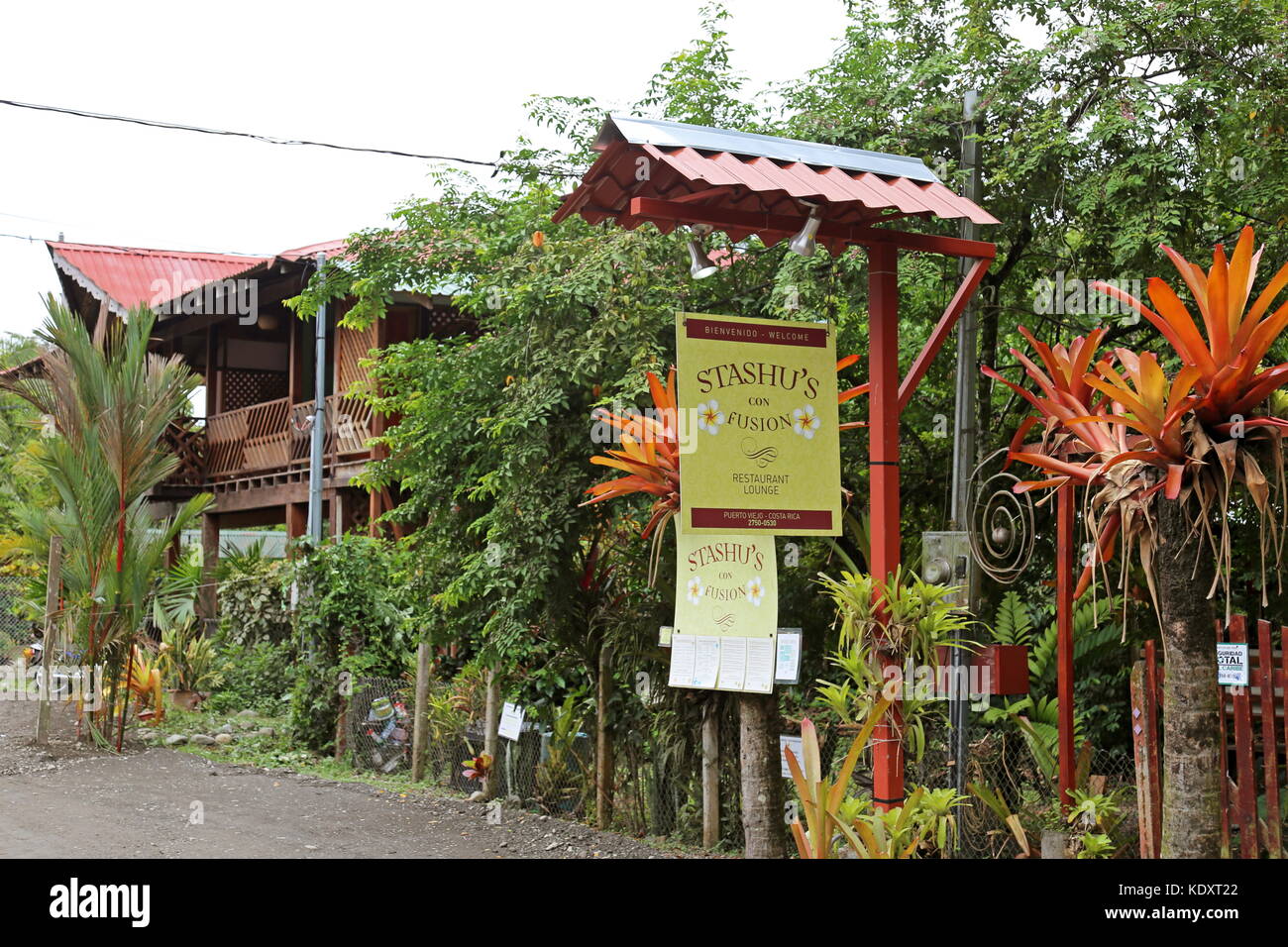 Stashu's Con Fusion restaurant lounge, Ruta 256, Puerto Viejo de Talamanca, Limón province ...