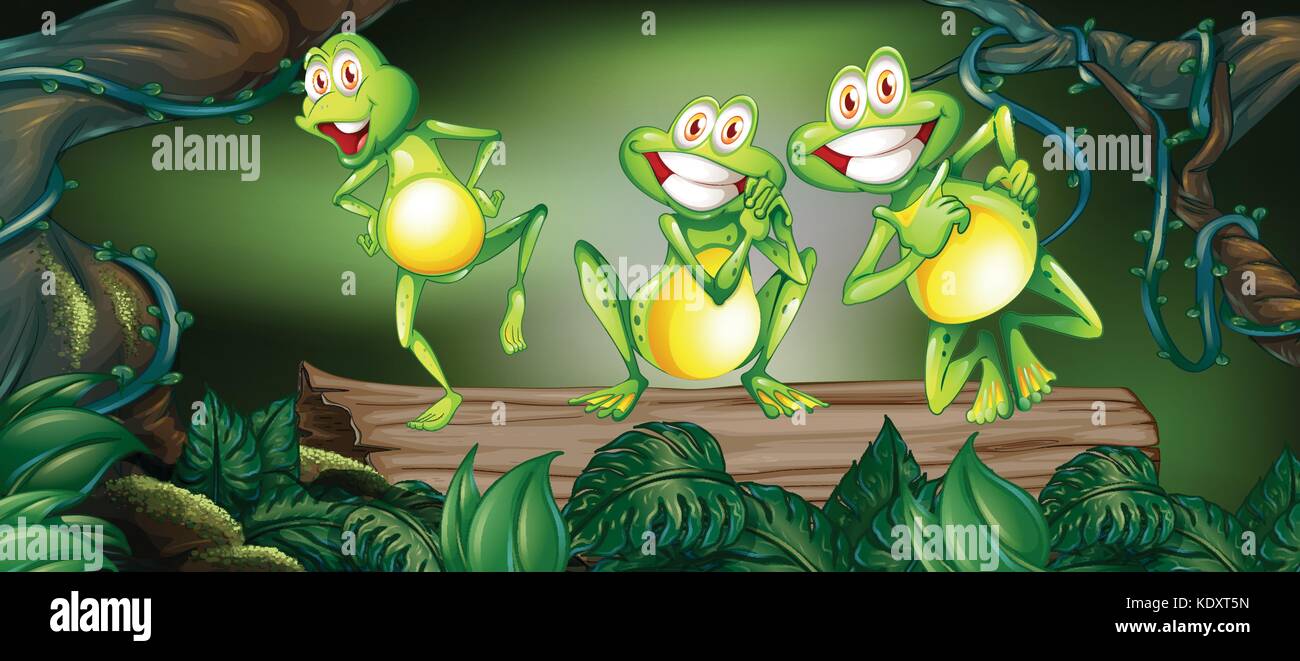 Frogs dancing Stock Vector Images - Alamy