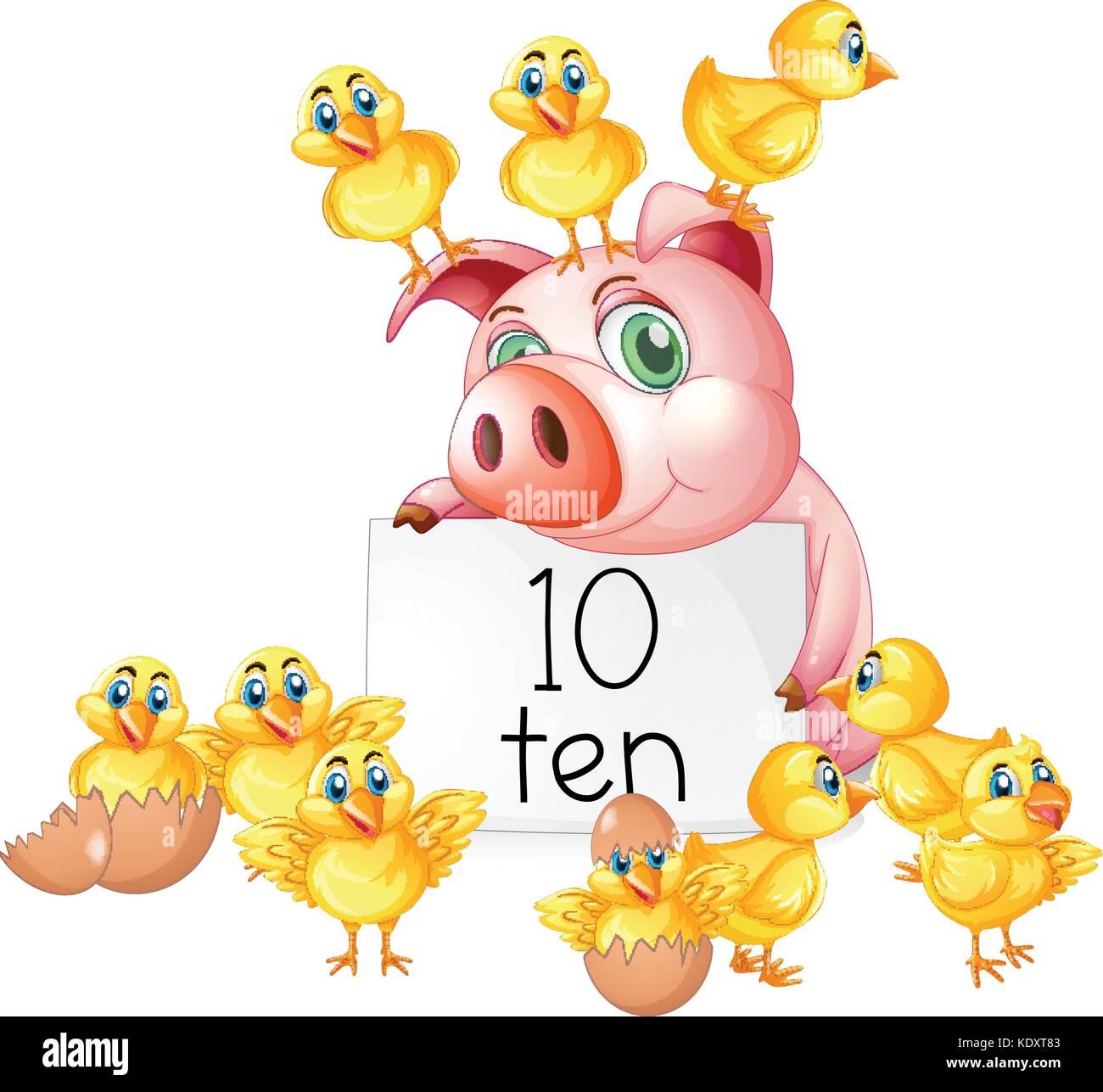Counting chicks hi-res stock photography and images - Alamy