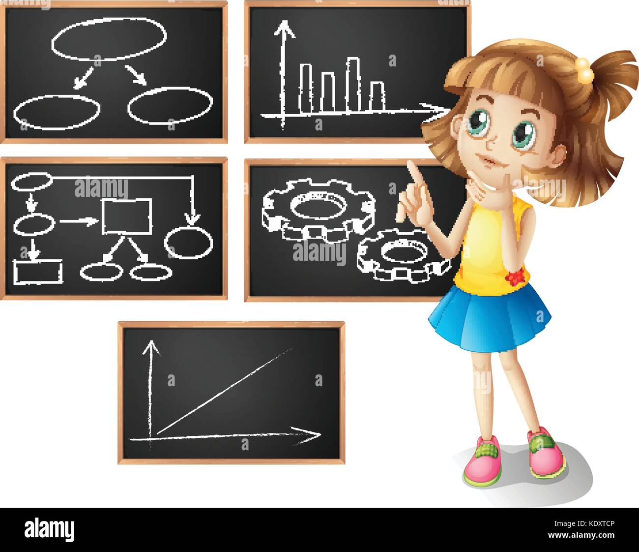 Types of graphs hi-res stock photography and images - Alamy