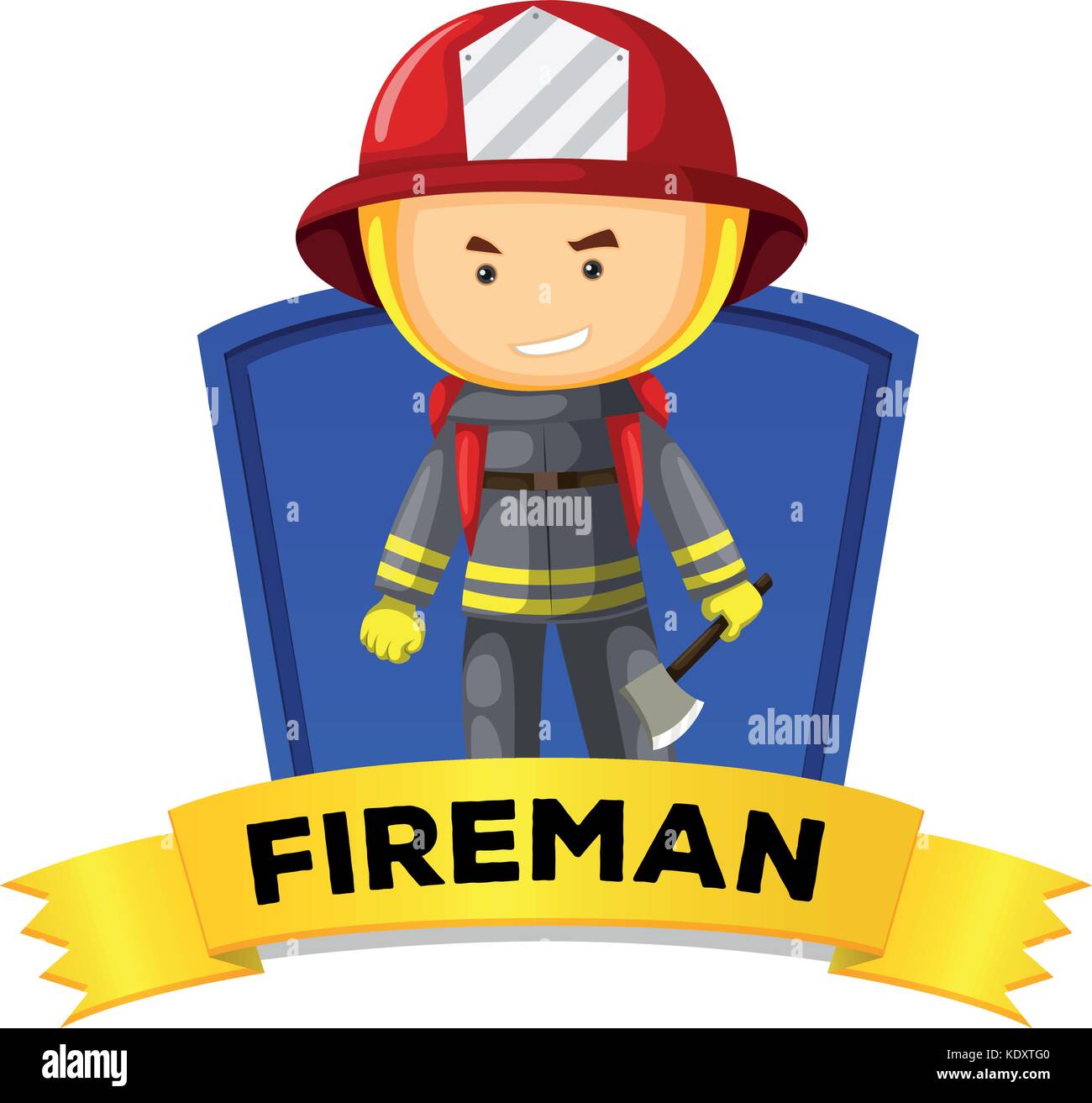 Fireman clipart Stock Vector Images - Alamy