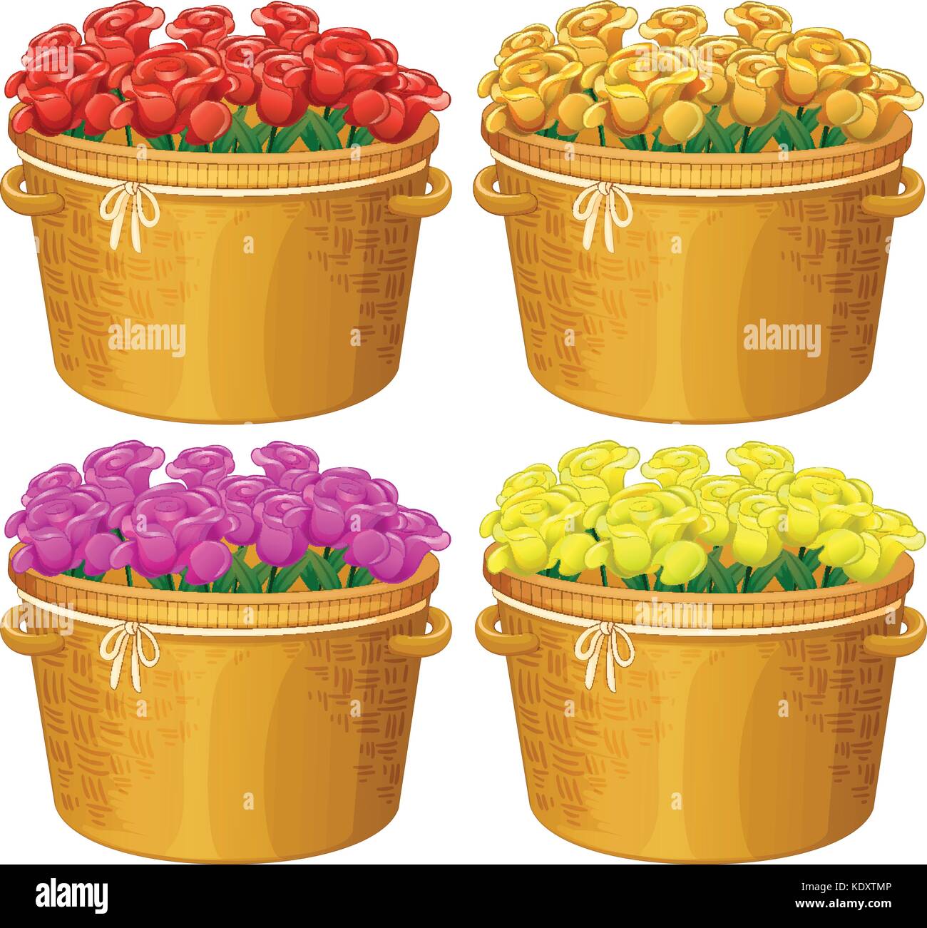 Colorful leaves different colors Stock Vector Images - Alamy