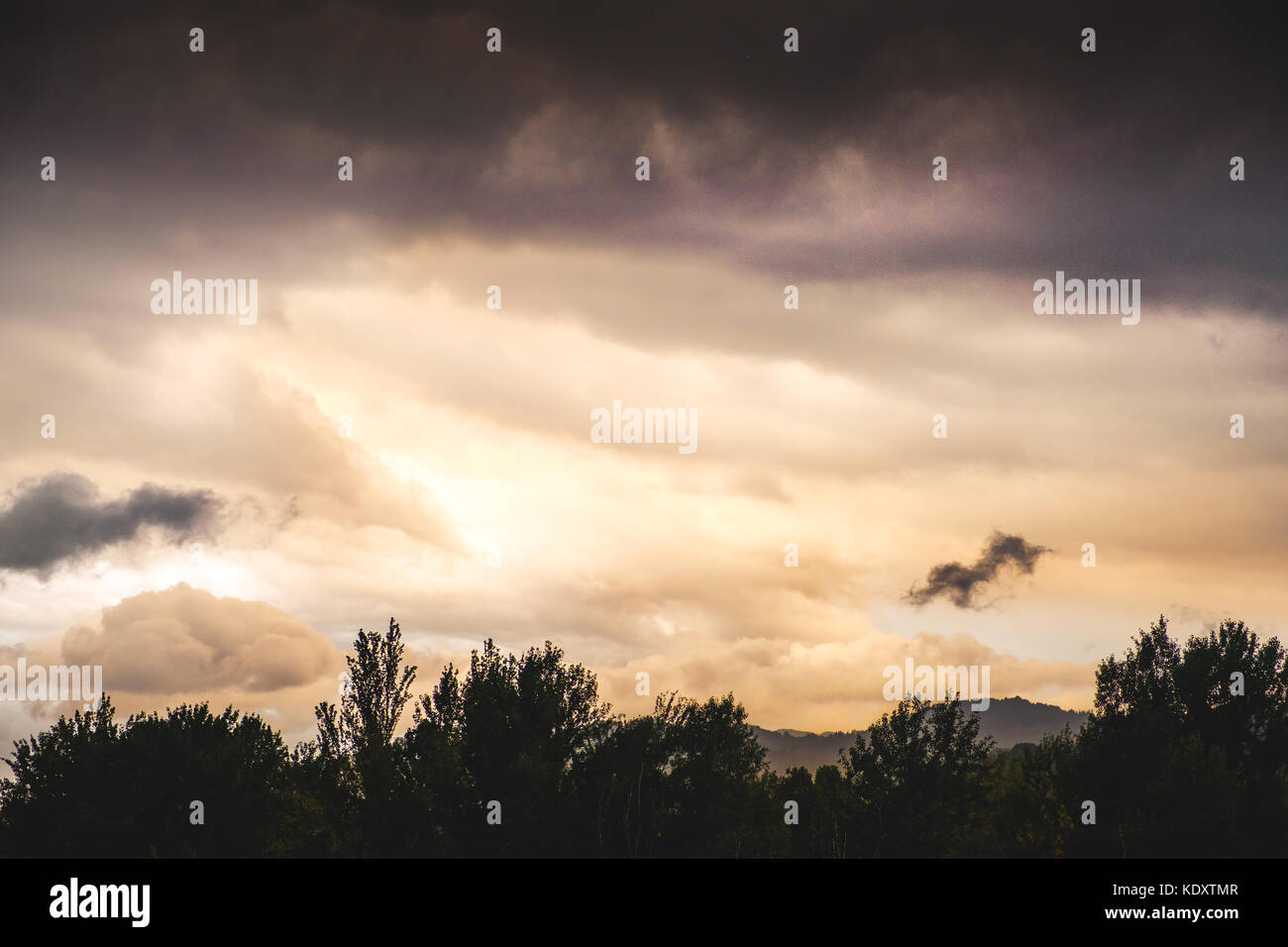 sky after storm background Stock Photo - Alamy
