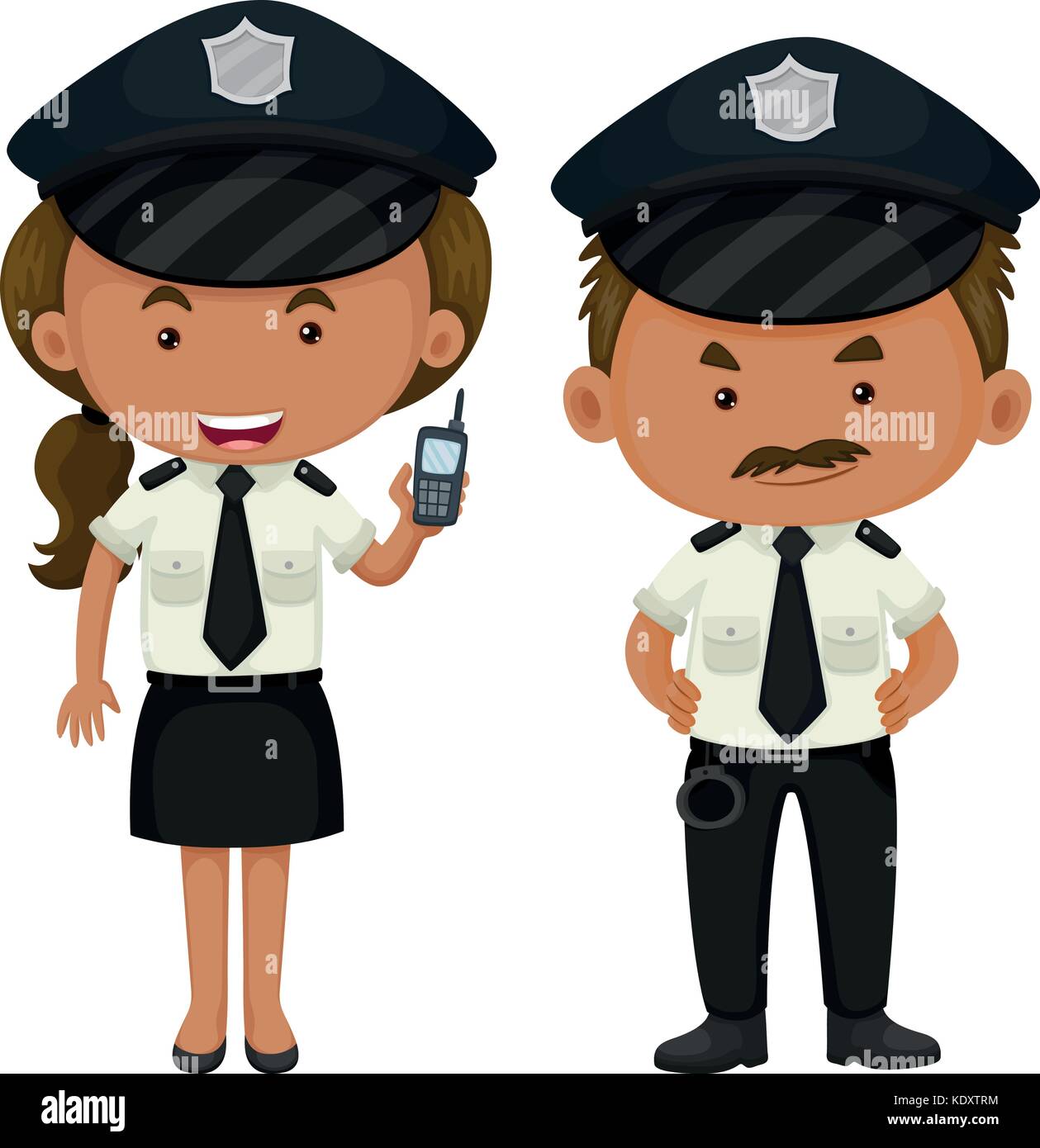 Cops Vector Vectors High Resolution Stock Photography and Images - Alamy