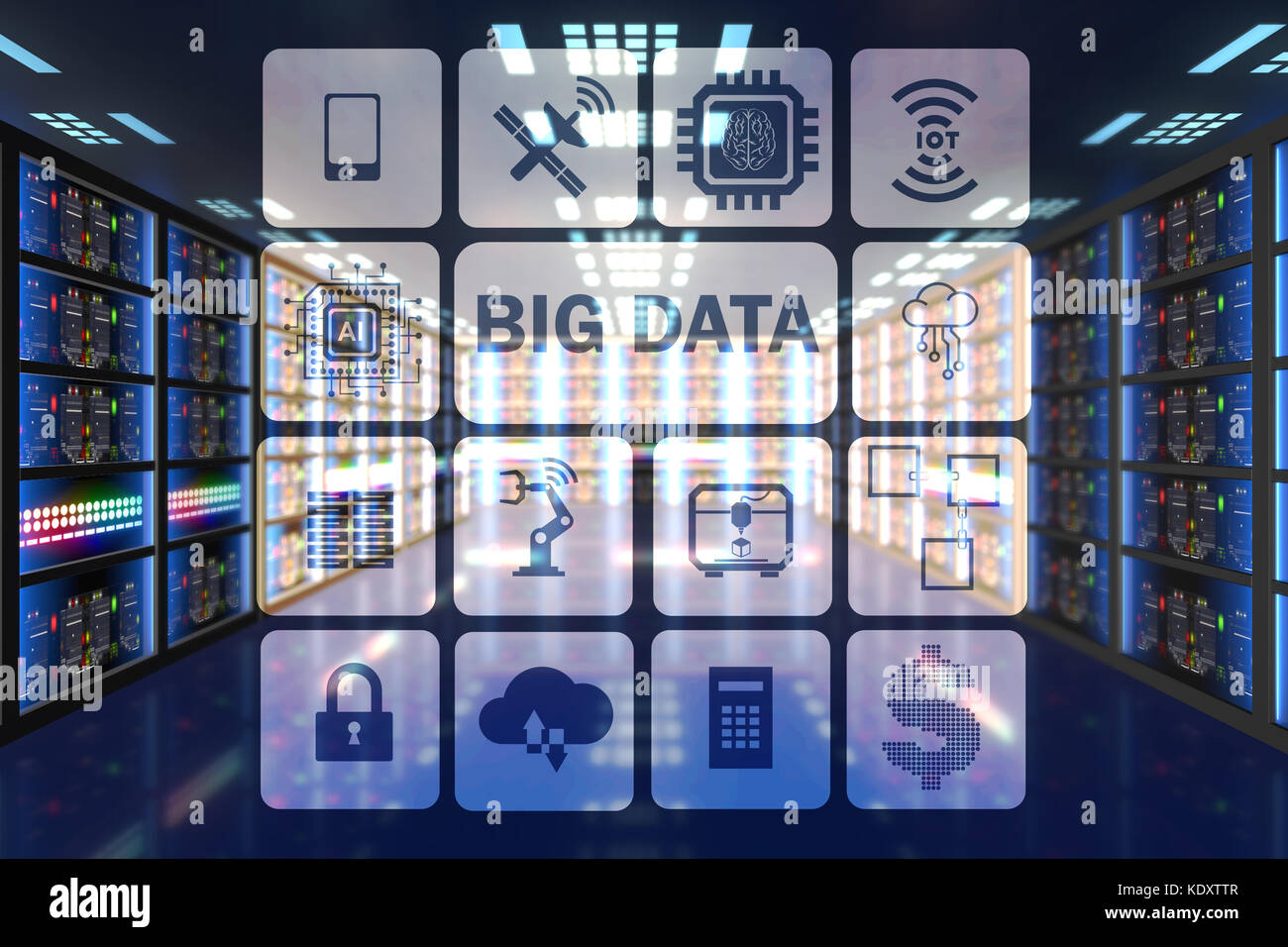 Big data computing concept of modern IT technology Stock Photo - Alamy