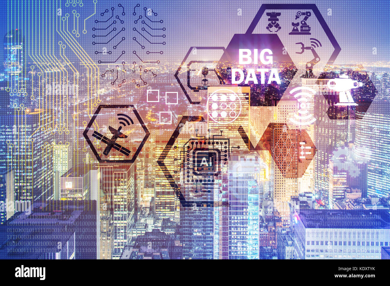 Big data modern computing concept Stock Photo - Alamy