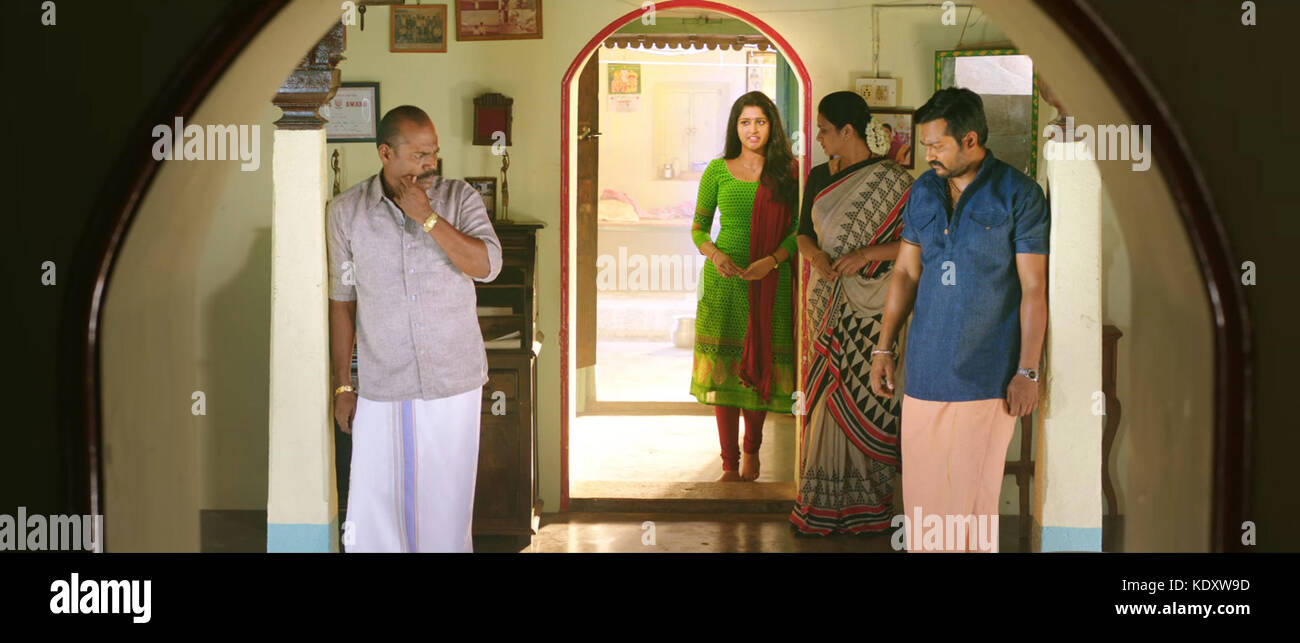 KARUPPAN, from left: Pasupathy, Tanya, Renuga, Vijay Sethupathi, 2017 ...