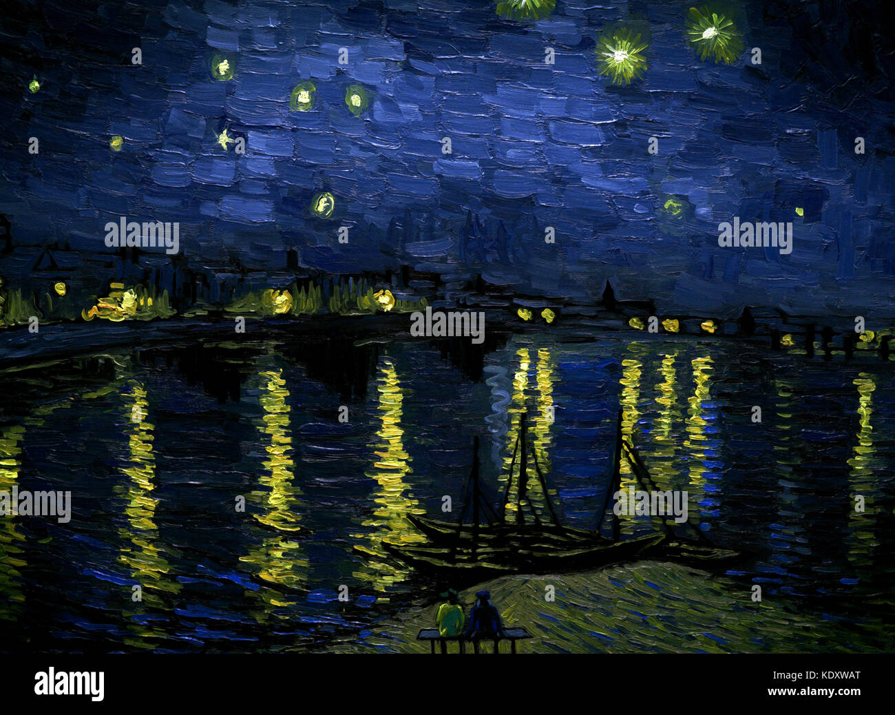 LOVING VINCENT, Starry Night over the Rhone, 2017. ©Good Deed ...