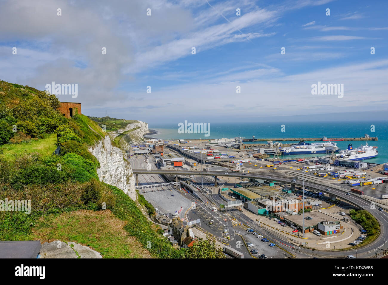 White cliffs of dover aerial hi-res stock photography and images - Alamy