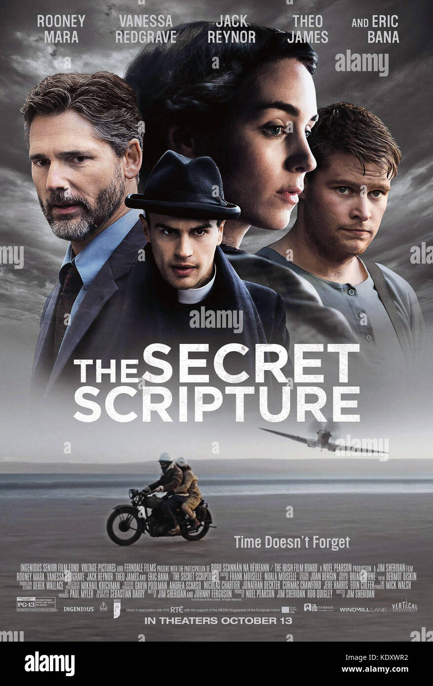 THE SECRET SCRIPTURE, US poster, from left: Eric Bana, Theo James ...