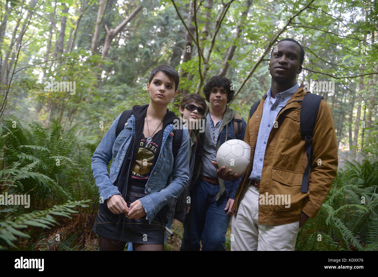 THE EXORCIST, l-r: Brianna Hildebrand, Hunter Dillon, Cyrus Arnold ...