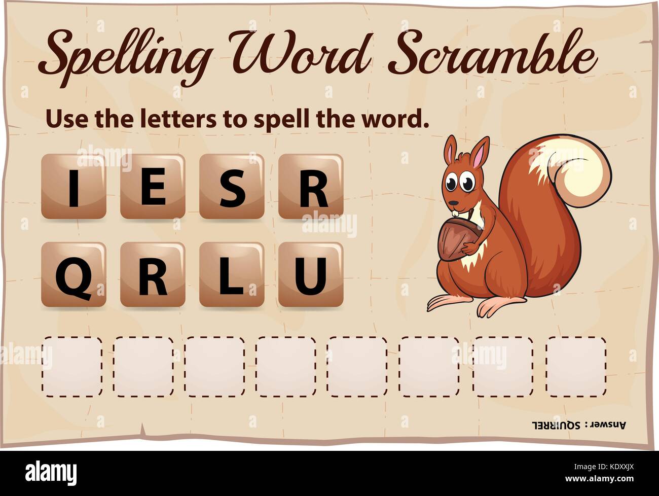 The word squirrel hi-res stock photography and images - Alamy