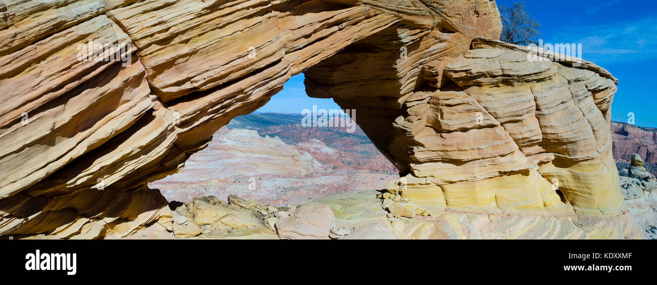 View of Top Rock Arch, which sits above the beautiful geological ...