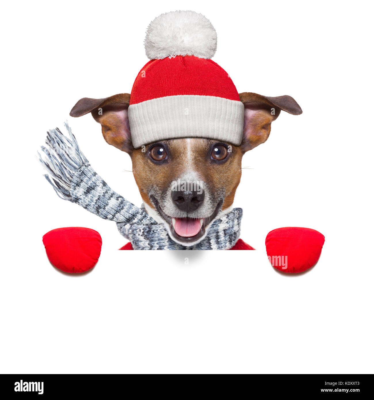 Coat gloves scarf Cut Out Stock Images & Pictures - Alamy