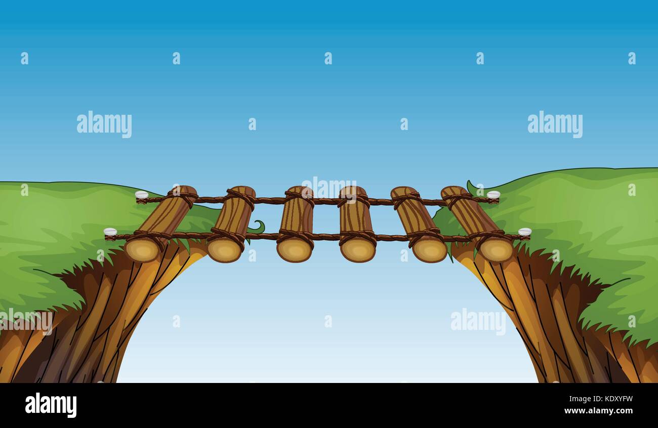 Wooden Bridge Clip Art