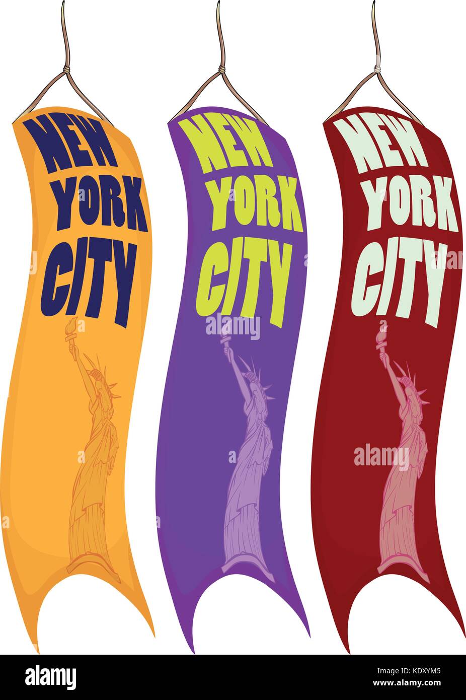 New york city illustration Stock Vector Images - Alamy