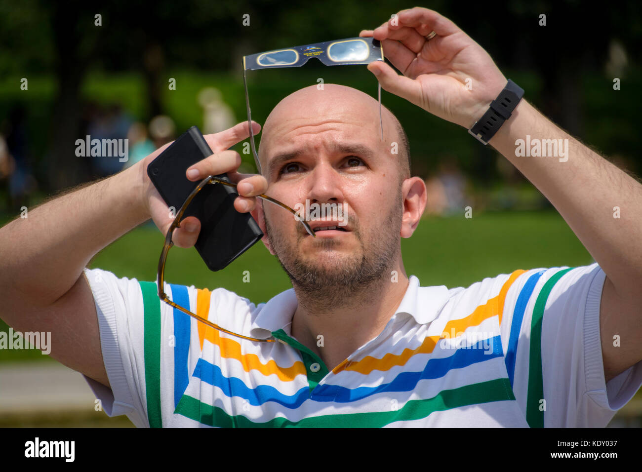 Washington DC City Eclipse 2017 Stock Photo - Alamy