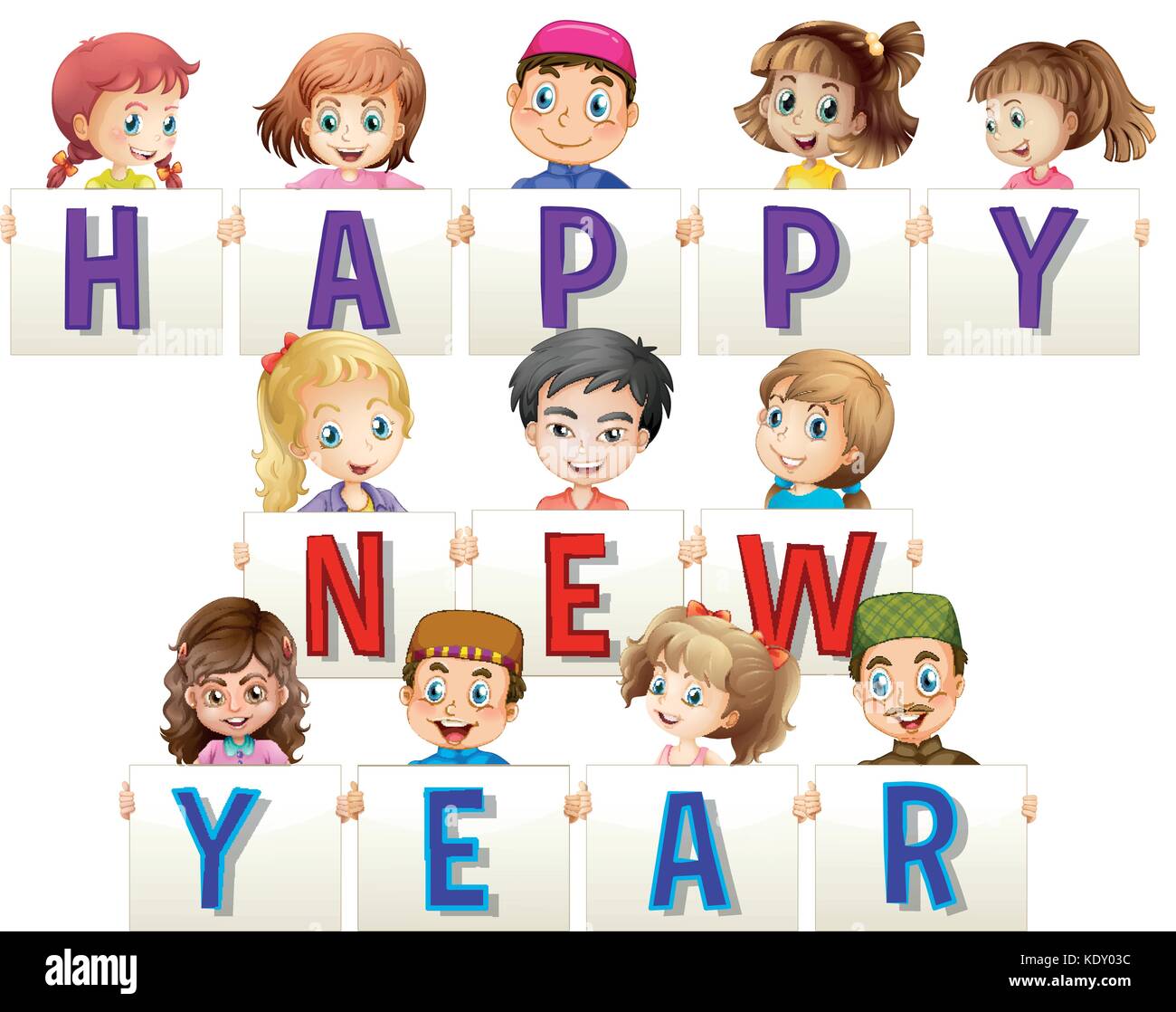 Happy New Year Preschool Art