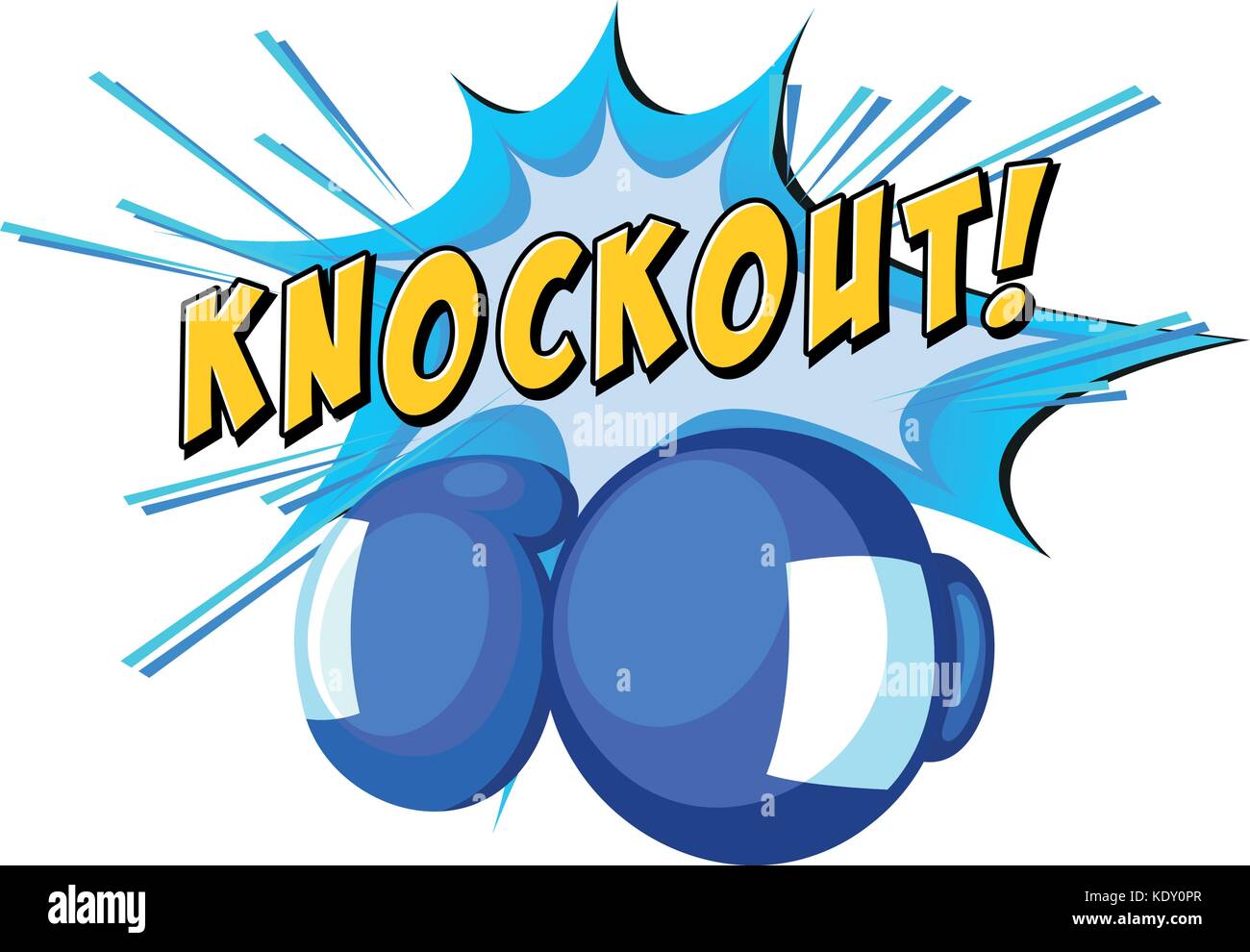 Boxing Knockout Clipart