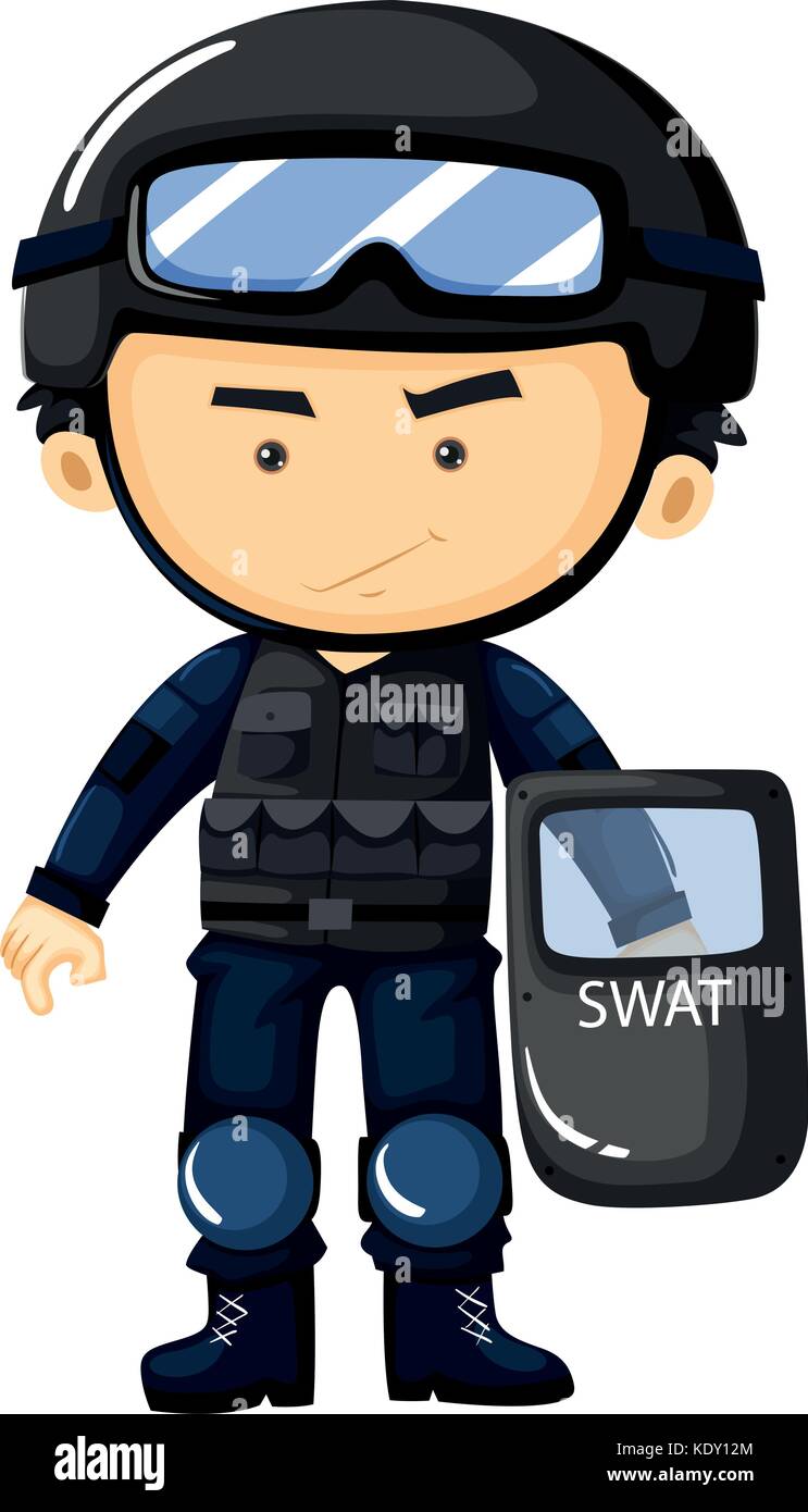 Swat Team Uniform Drawing