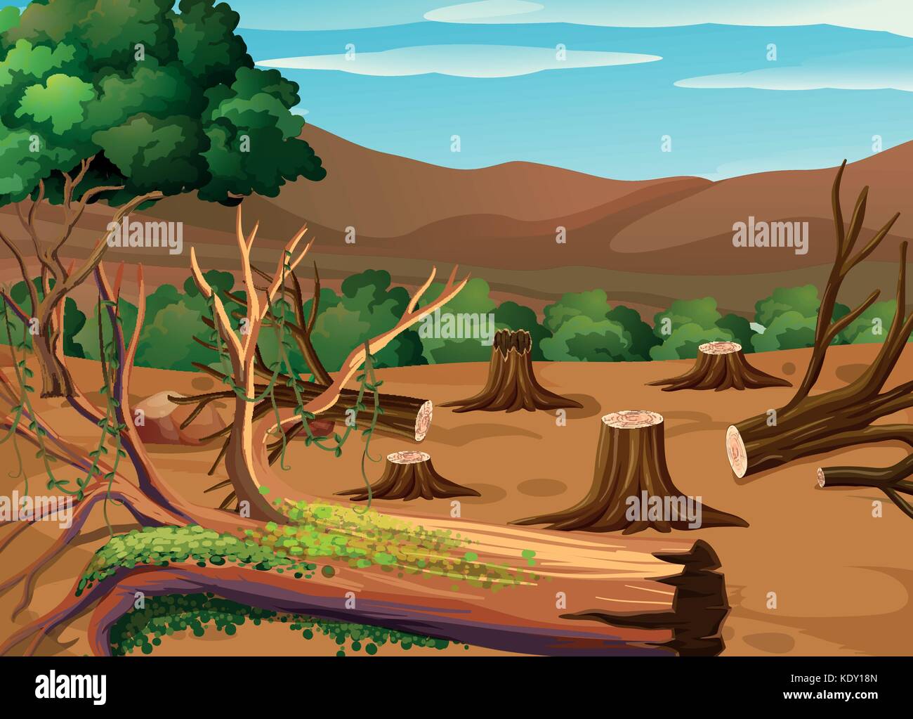 Tree Deforestation Clipart at Mary Langan blog