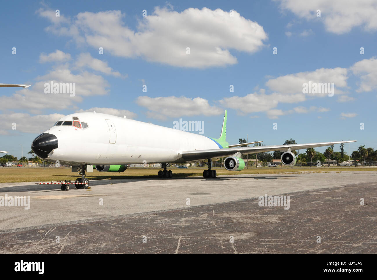 Big cargo jet parked on the ground Stock Photo - Alamy